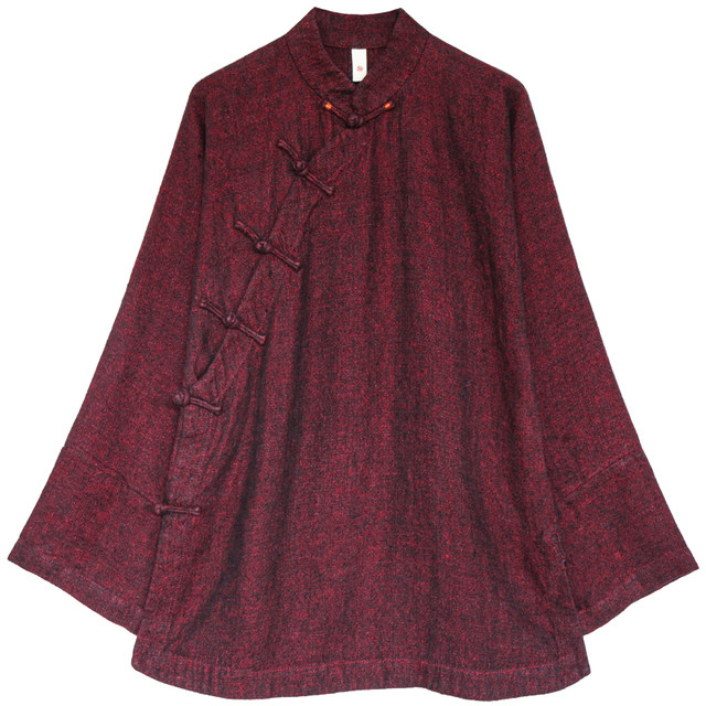 Gu Shihou original cloth red Chinese top women's spring and autumn ...