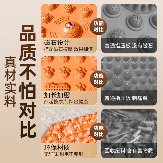 Traditional Chinese medicine round acupressure board super jogging foot ...
