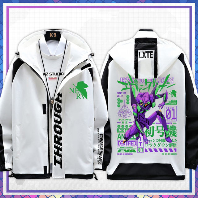 eva Unit 1 00 Unit 2 02 anime Japanese peripheral men and women autumn ...