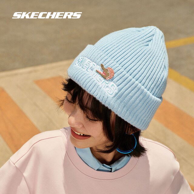 Skecher knitted hat men and women same style multi-color fashion ...