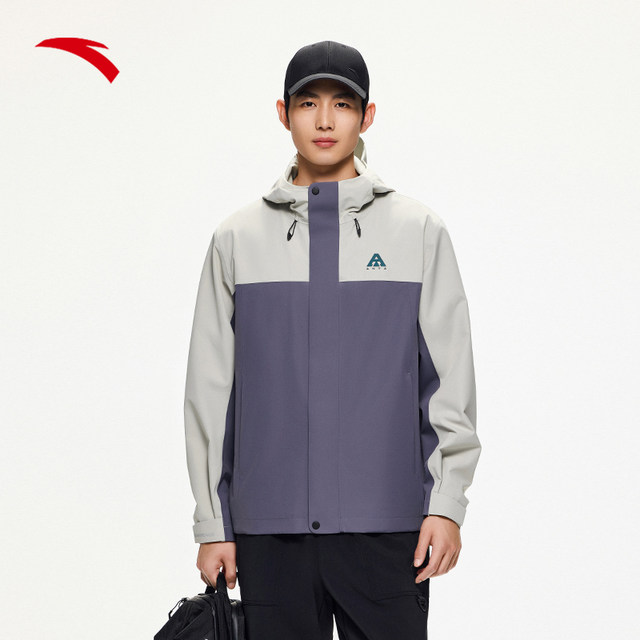 ANTA Water Shell Jacket丨Single-layer breathable, wear-resistant ...