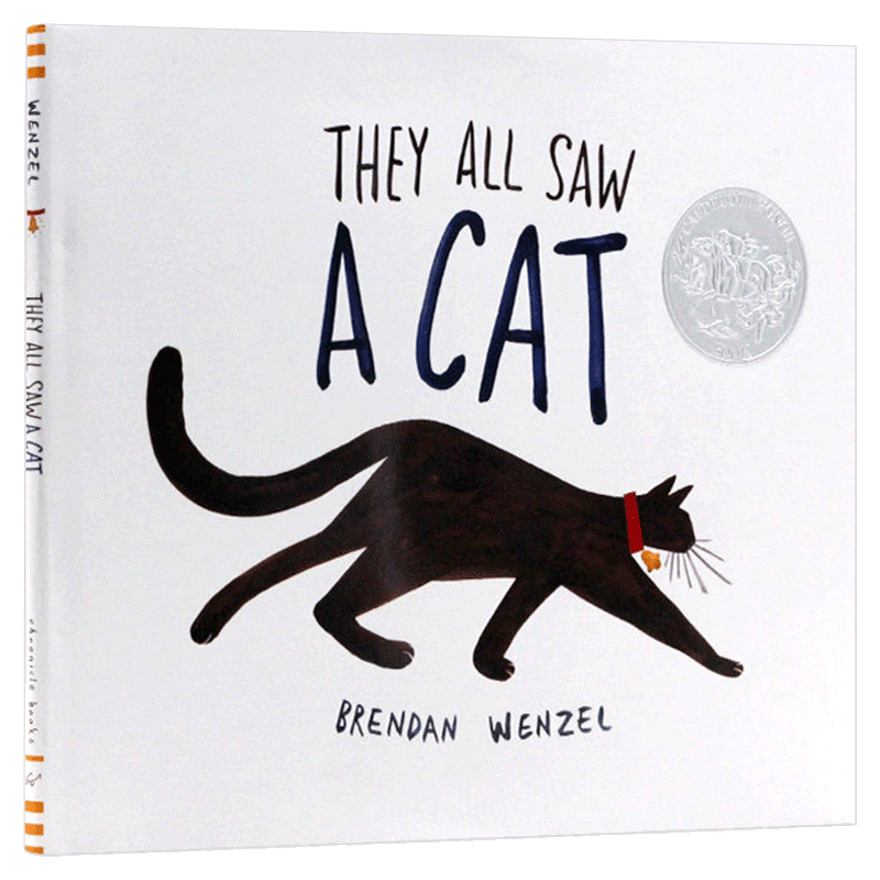 They All Saw A Cat English Original They All Saw A Cat Caldecott Medal ...
