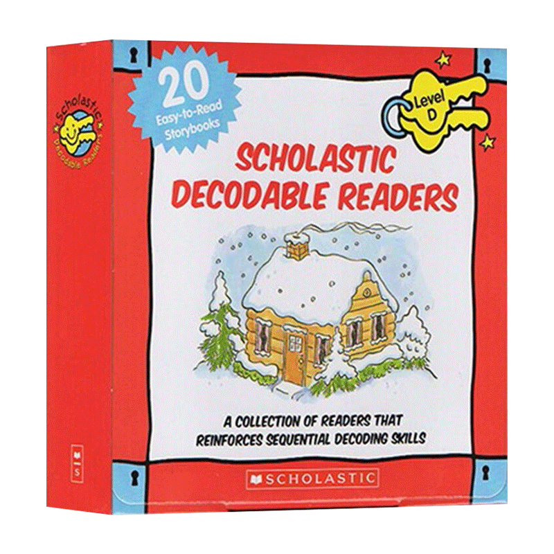 English original Scholastic Decodable Readers Box Set Level D-Color ...