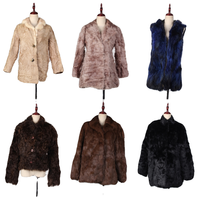 TM138 Ancient Vintage Emperor Mao Rabbit Fox Mao Fur Winter Winter ...