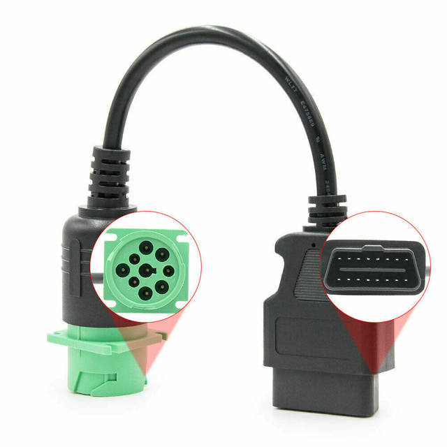 J1939 heavy truck Cummins diagnostic tool connection cable 9PIN truck 9 ...
