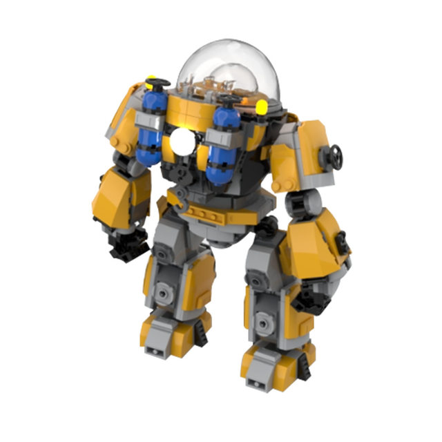 Deep Sea Trek Diving Wear Exsuit Exploration Armored Mecha MOC Assembly ...