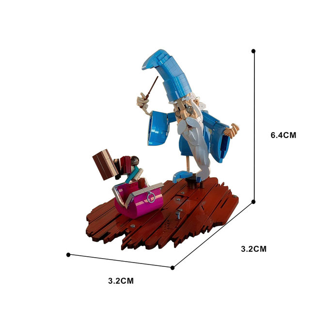 Animation Stone Sword Merlin Magic Witcher MOC-109765 assembled ...