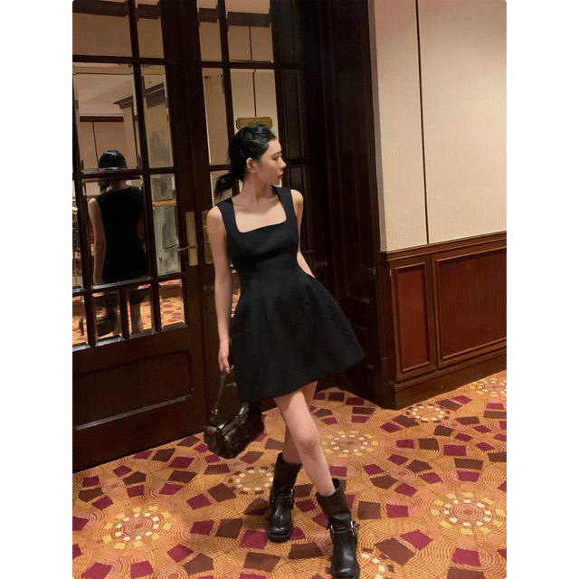 MAS MASH high -definition dress new black temperament wool tr suit ...