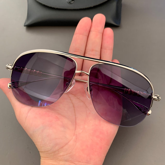 LoudCloud sunglasses new big face -like anti -ultraviolet pilot toad ...