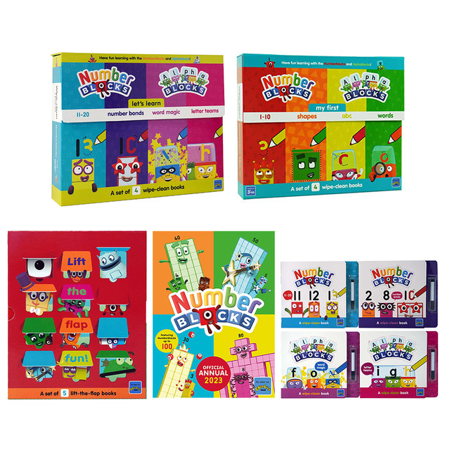 Digital building block Alphabet New Yearbook 1-6 2025 Enlightenment ...