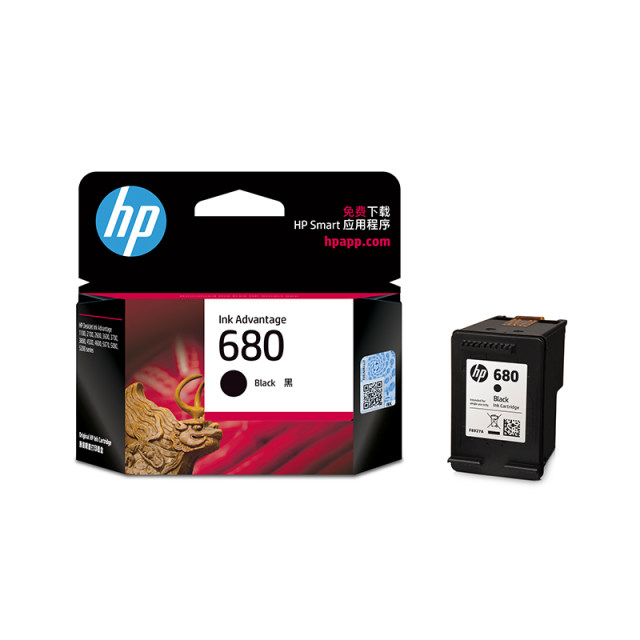 HP HP Printing Flagship Store Official Original 680 Black Ink Cartridge ...