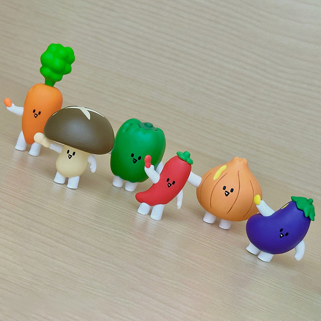 Japanese Genuine QUALIA Intractable Vegetable Elf Gacha Green Pepper ...