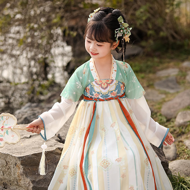 Hanfu Girls 2025 new Mid-Autumn Festival children's ancient style ...