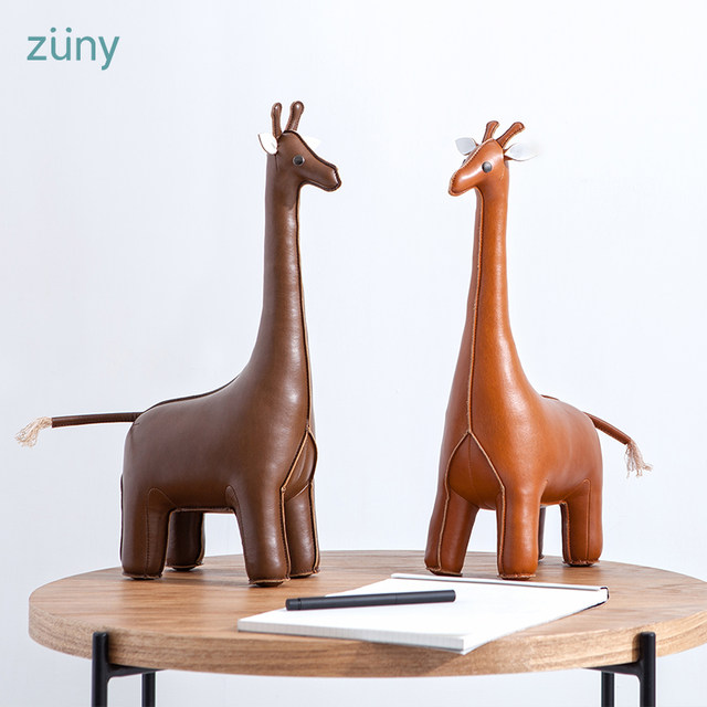 Home accessories Zuny animal ornaments classic giraffe series doll ...