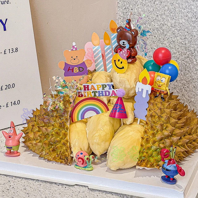 Three-dimensional Durian Shape Birthday Cake Creative Customized Real ...