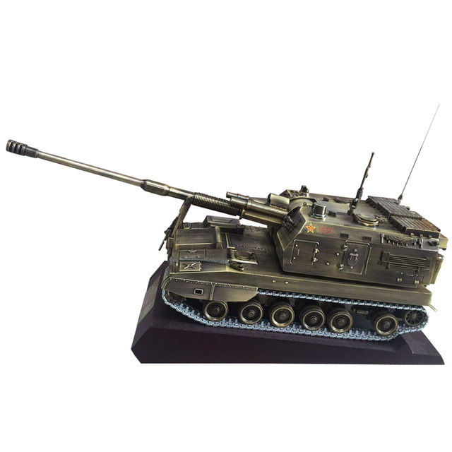 1:18 PLZ-05 type 155 mm self-propelled grenade model gun grenade cannon ...