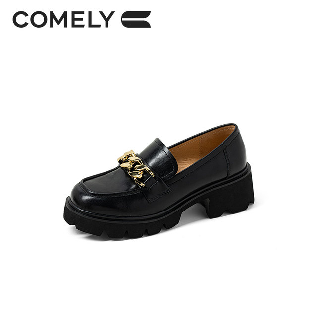 Kangli COMELY Lefong shoes leather thick bottom, one pedal, single ...