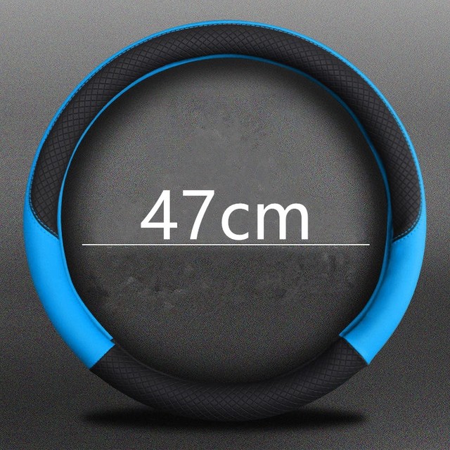 Truck steering wheel cover genuine leather 40 42 45 47 50cm bus bus ...