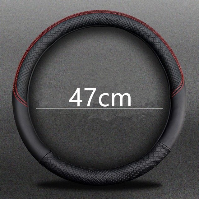 Truck steering wheel cover genuine leather 40 42 45 47 50cm bus bus ...