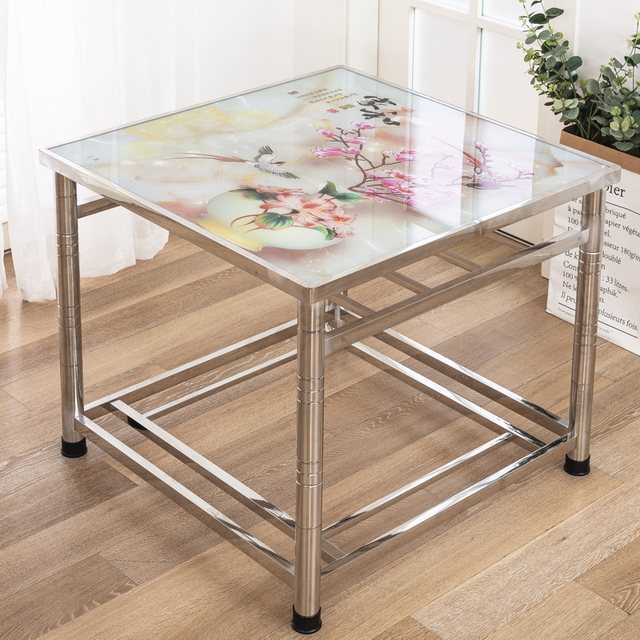 Double rod winter stainless steel fire table folding simple new multi ...