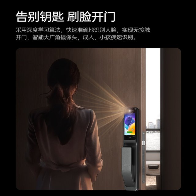 Fully automatic fingerprint lock household security door face ...