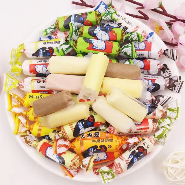 Big White Rabbit Old Fashioned Milk Candy Twelve Various Flavors Durian ...