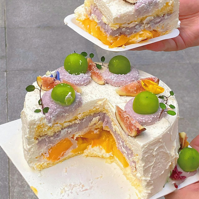 Qingti cake birthday cake intra-city delivery Internet celebrity ...