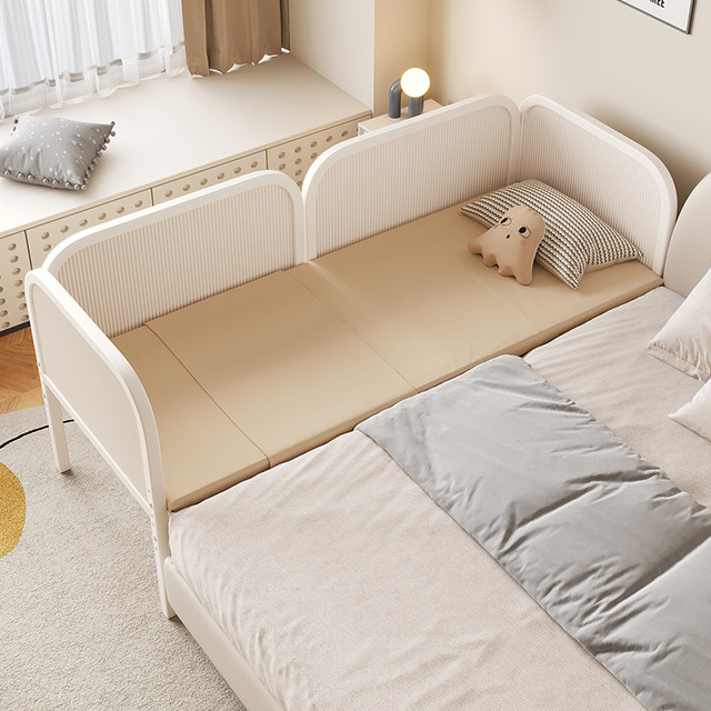 Children's splicing bed iron art widening splicing artifact bedside ...