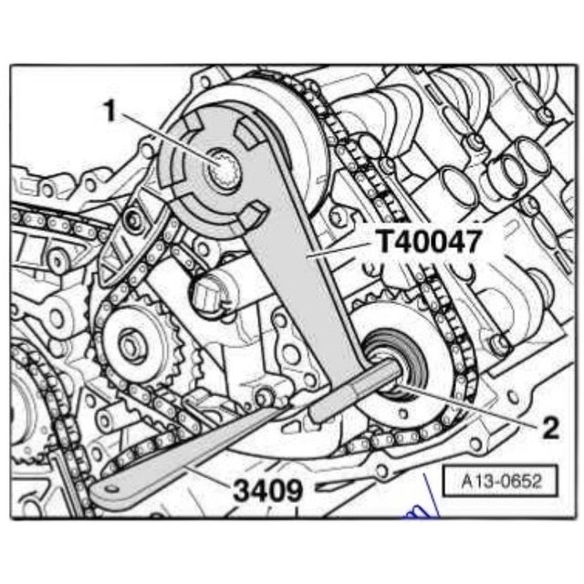 Audi BAT engine Times Time Tool Audi A6 C6 4.2 A8L 4.2V8 Time Chain ...