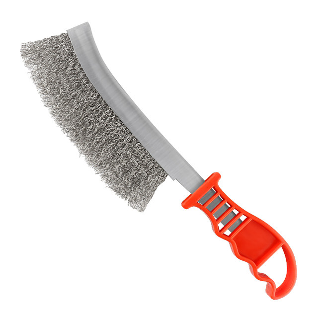 Steel wire brush with handle stainless steel wire brush powerful copper ...