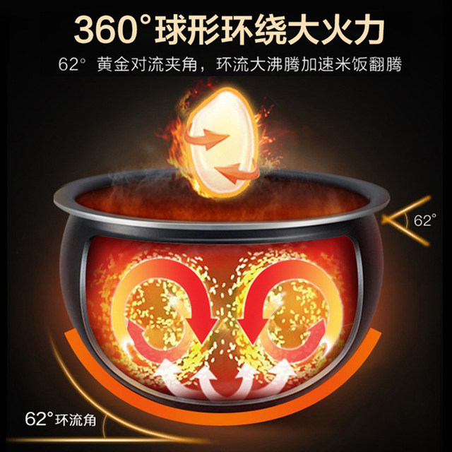 Supor rice cooker household smart 5L large capacity multi-function rice ...