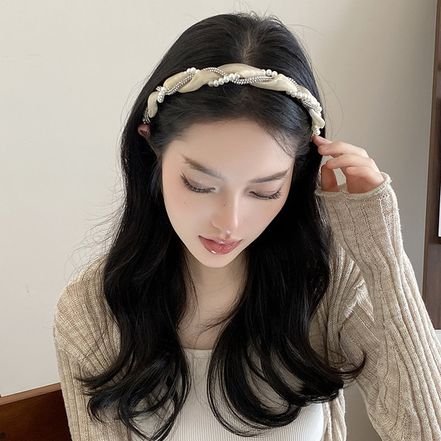 High-end headband for women 2023 new hair accessories pearl headdress ...