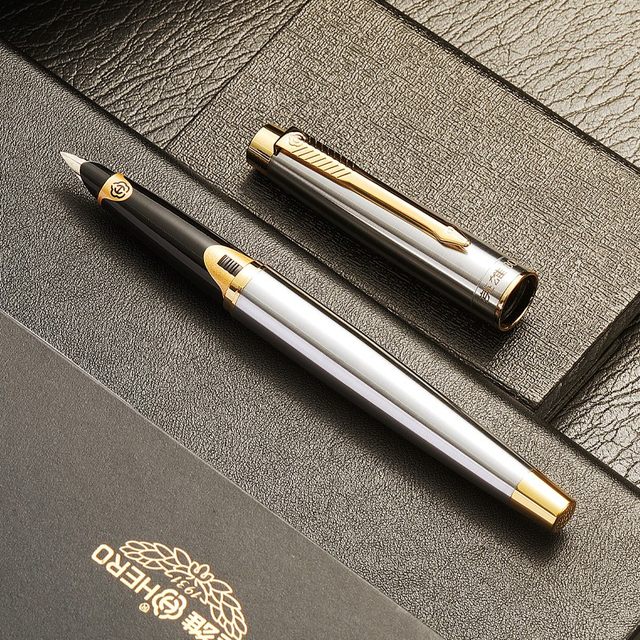 HERO/Hero Pen 12 Dark Point Gold Pen Official Authentic Men and Women ...