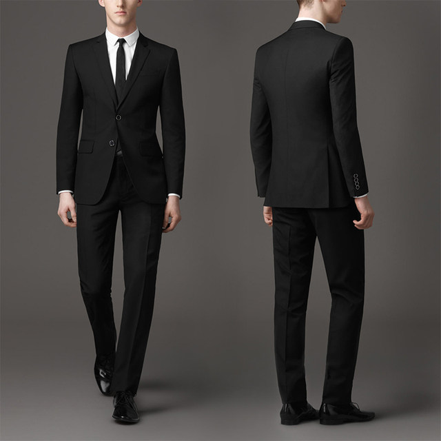 G2 suit men's slim business casual college student formal professional ...