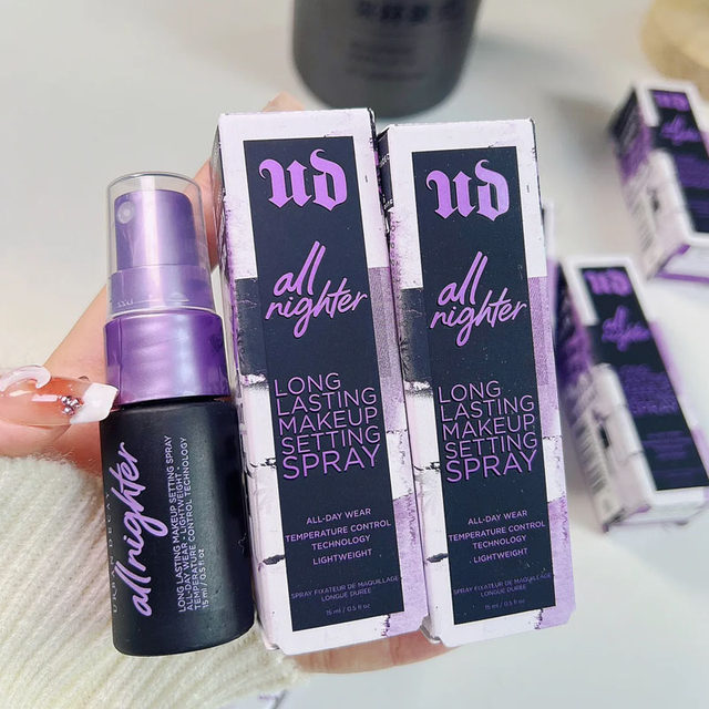 Urban Decay Dechat City Fixed Makeup Spray Small Sample 15ml Pink Spray ...