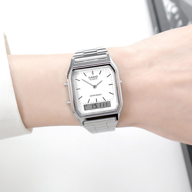 casio Casio small square watch for men and women official authentic ...