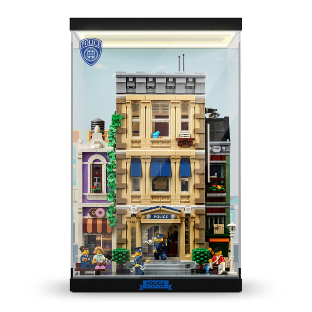 LYB display box is suitable for LEGO Street View Series 10278 Police ...