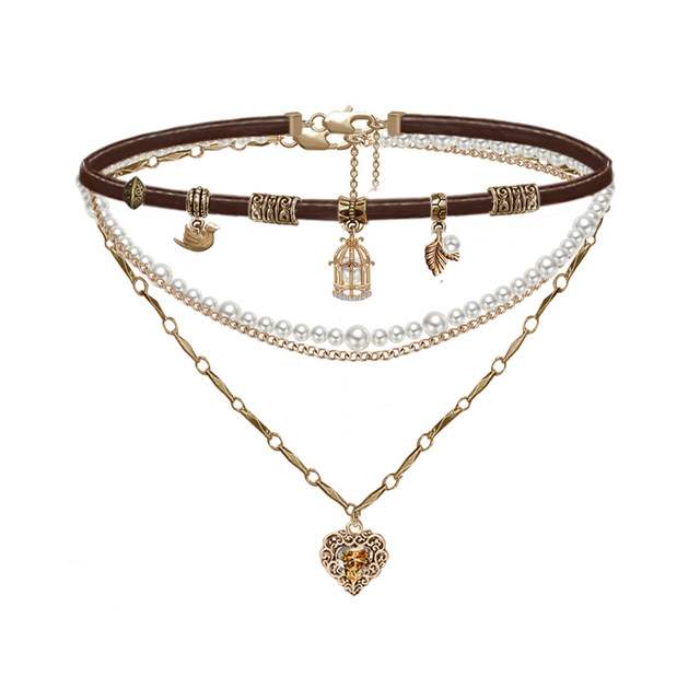 MASW Ma Xiu Original Design Lava Pearl Sweet Cool Light luxury necklace ...