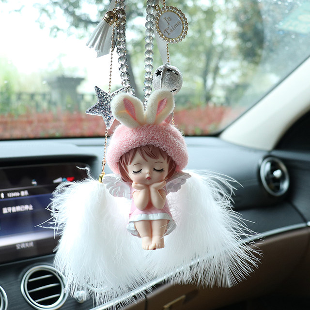 Car high -end pendant cars in the cars with cute angel car on the ...