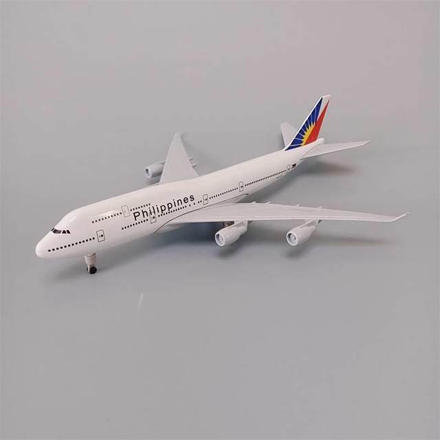 20cm Philippine Airlines Boeing B747 alloy simulation aircraft model ...