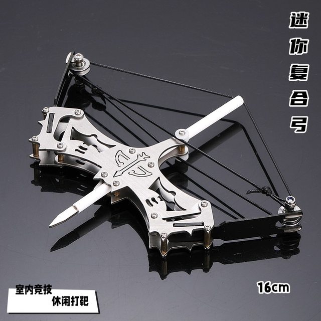 Mini stainless steel bow and arrow micro bow and arrow composite bow ...