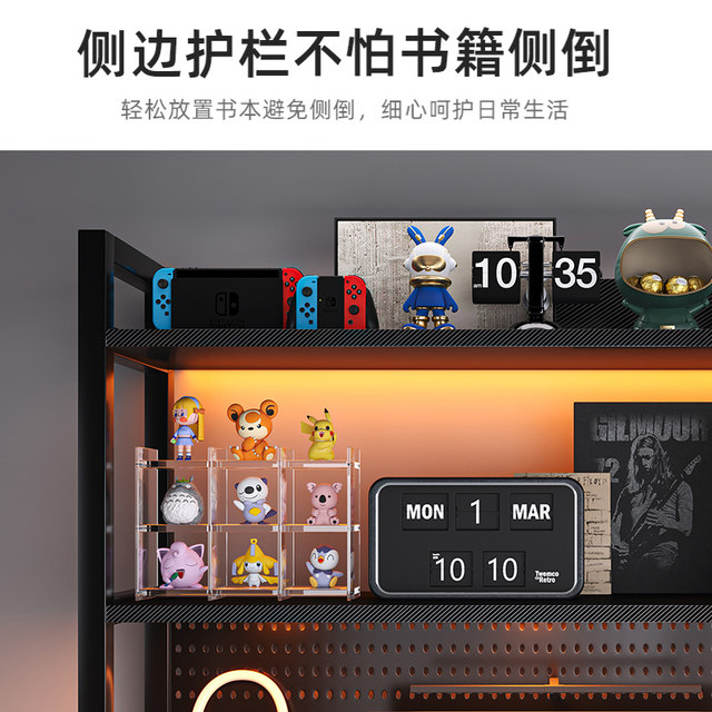 Desktop storage artifact standing rack Multi -layer bookshelves Student ...