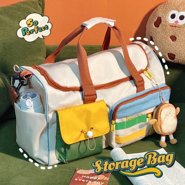 Large -capacity Short -distance travel bag luggage additional handbag ...