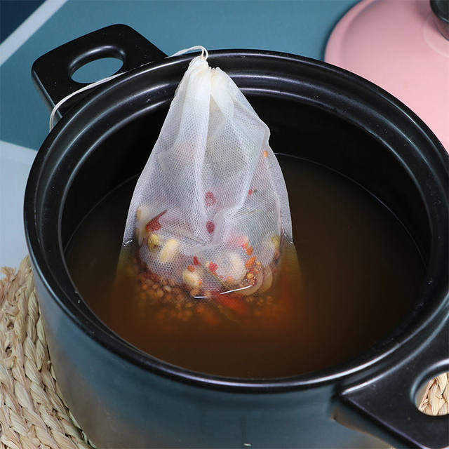 50 large disposable Chinese medicine decoction bags, seasoning soup ...