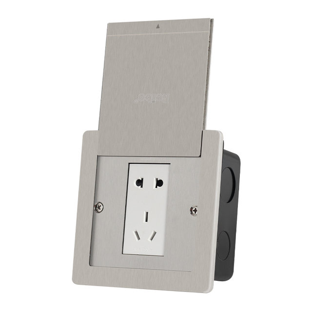 Buibo Ruibo ground plug flat push side sliding cover ground socket side ...