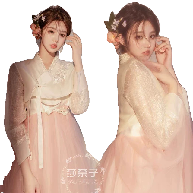 Rental Korean dress Korean women high-end Yanji internet celebrity ...