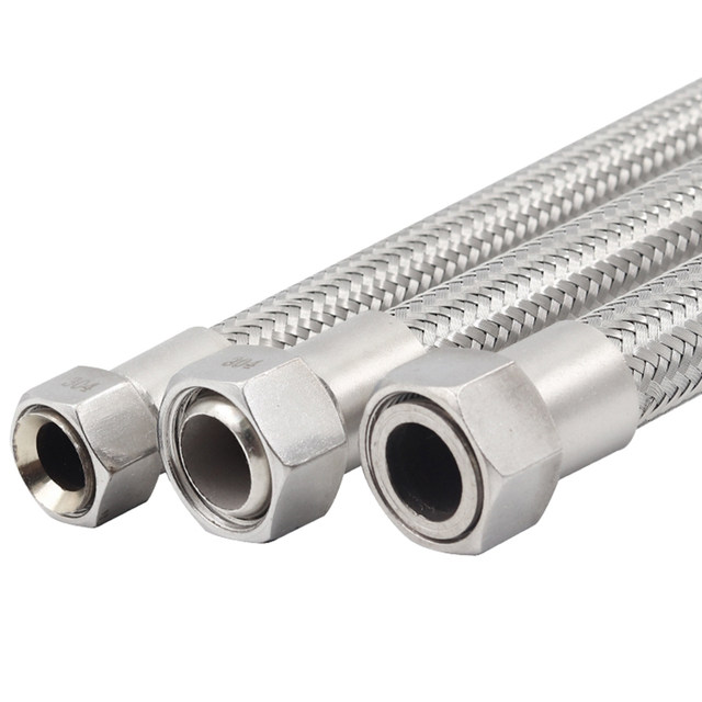 304 stainless steel corrugated pipe hose high pressure 6 points water ...