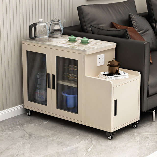 Light luxury sofa edge of a few mobile living room integrated storage ...