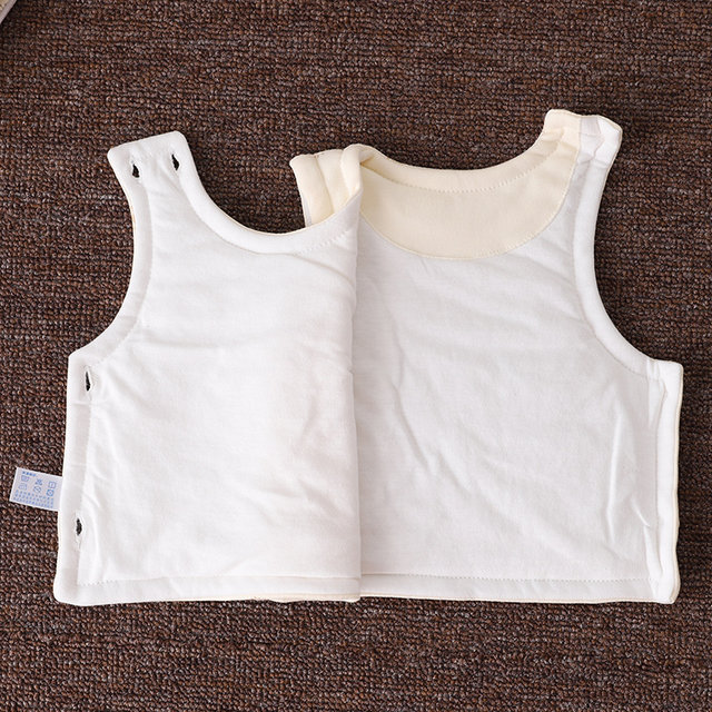 Newborn baby vest spring and autumn warmth thickened vest for men and ...