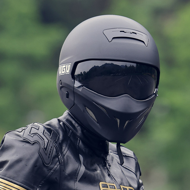 3C certified motorcycle scorpion helmet summer retro full helmet men ...